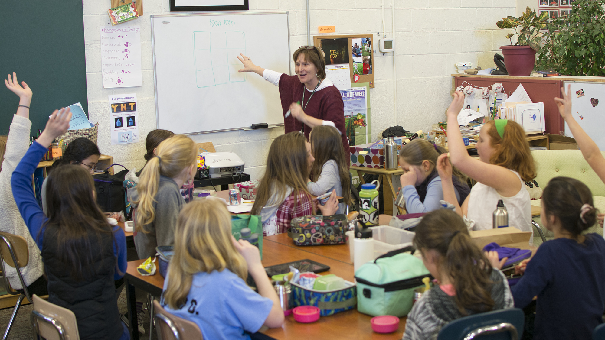 PB&J, carrot sticks, and math - Waynflete School