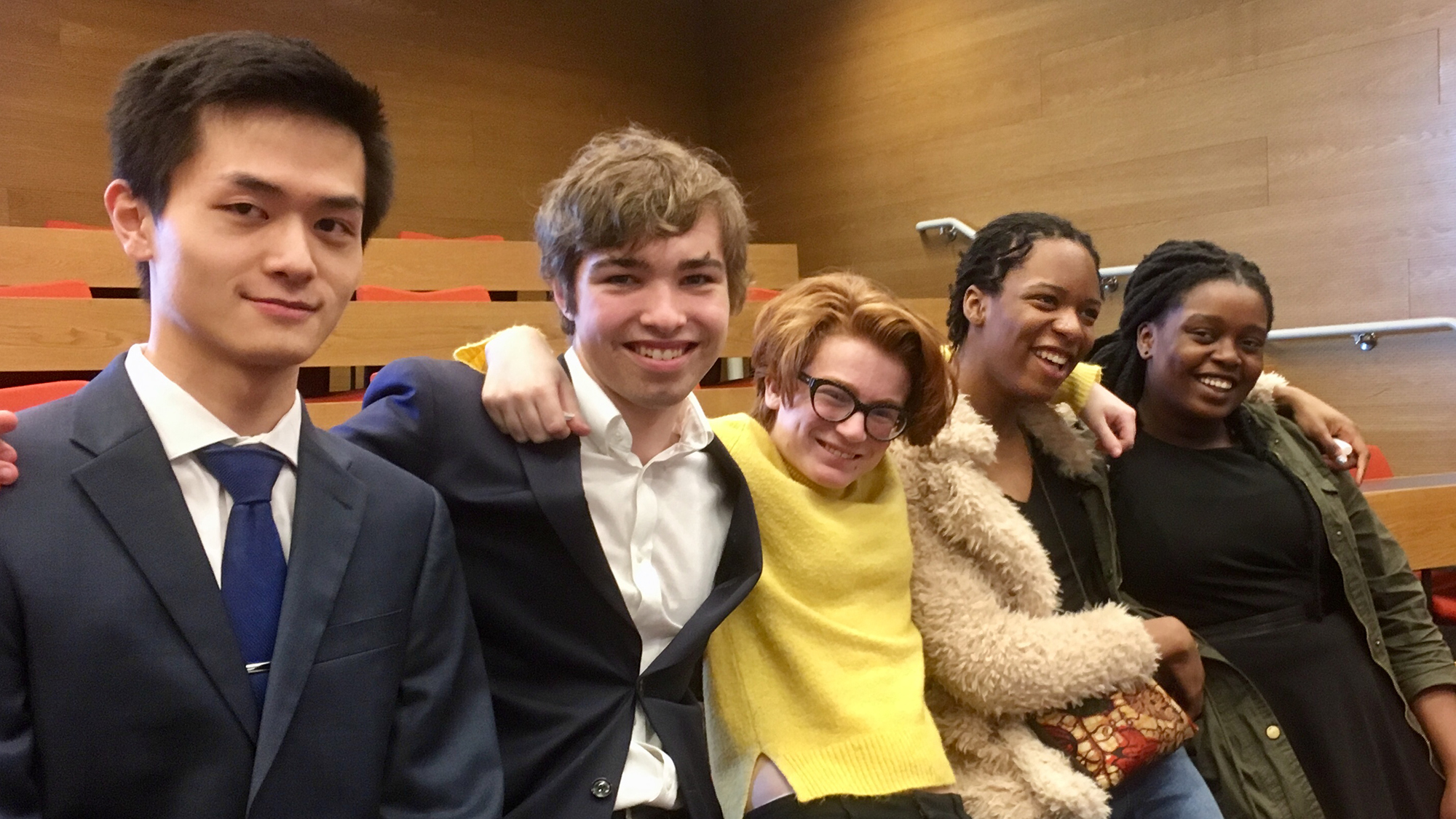 Upper schoolers compete in Lion's Club Speak Out contest - Waynflete School