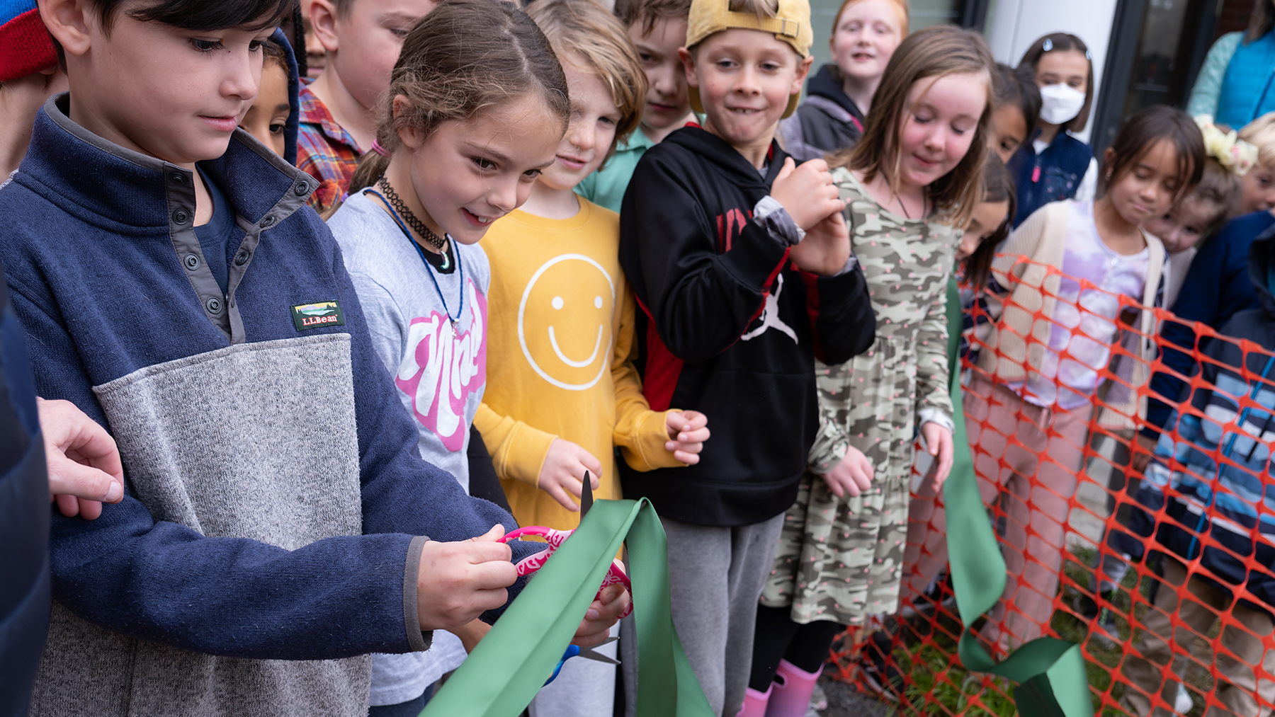 Students in grades 2–3 are the first to visit our new Lower Playground ...
