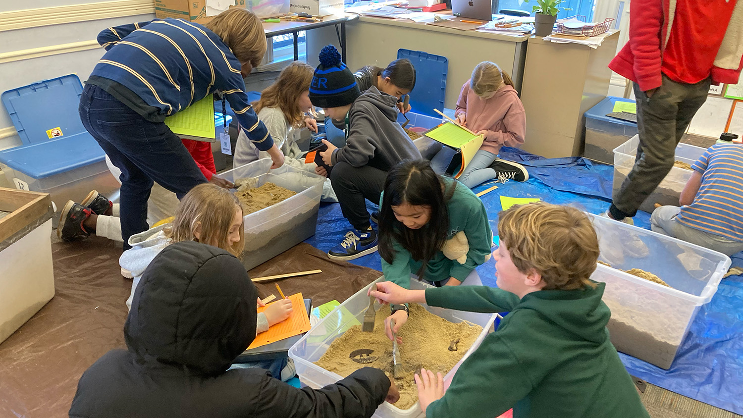 Hands-on history: Middle School students explore the past in ...