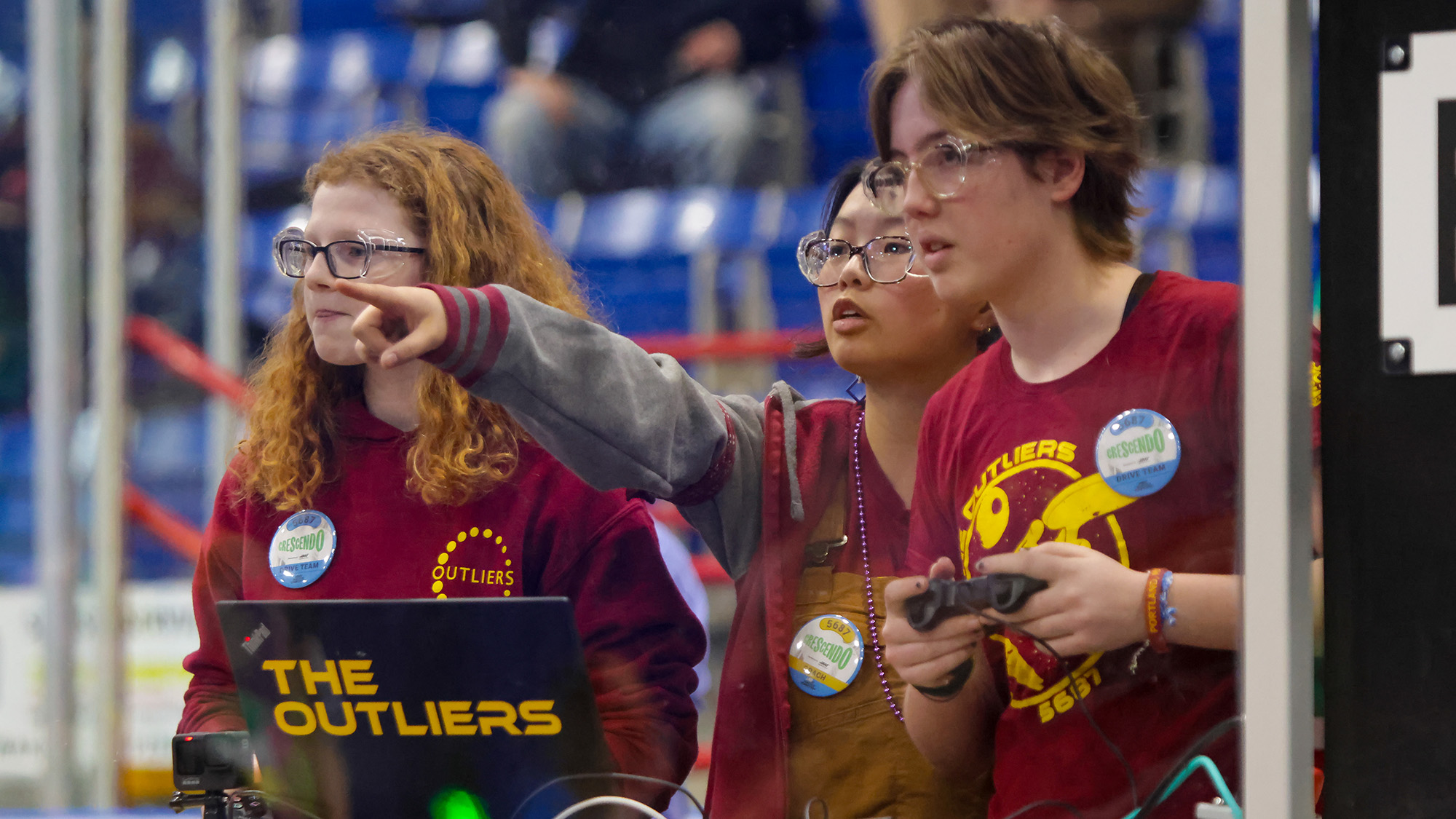 The Outliers Robotics team finishes in second place in the New England ...